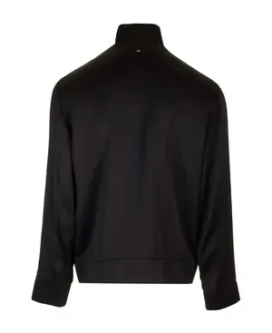 Valentino Garavani High Neck Zip-up Jacket