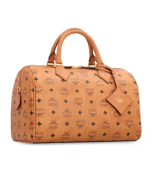 Mcm Monogrammed Tote Bag