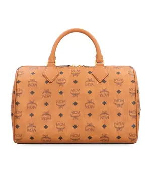 Mcm Monogrammed Tote Bag