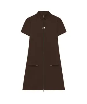 COURREGES Courrèges Zip-up Tracksuit Mini Dress
