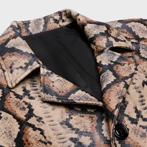 Celine Oversized Python Mac Coat