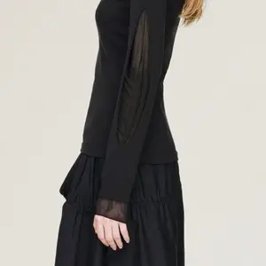 Y3 High-neck Knit Top With Cutout Details