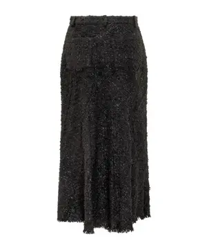 IRO PARIS Textured Midi Skirt