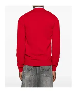 Comme Des Garçons Iconic Patch Button-up Cardigan