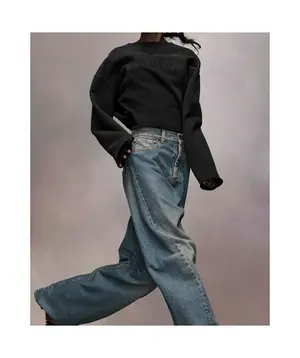 MAISON MARGIELA Embroidered Fleece Sweatshirt - Black