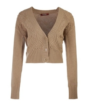 Max Mara V-neck Cardigan - Camel