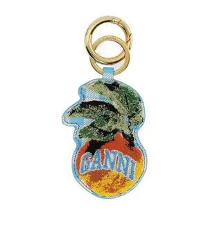 GANNI Apple Keyring - Multicolor