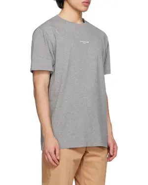 Maison Kitsuné Logo-embroidered Cotton T-shirt