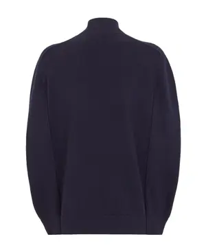 Fendi High-neck Knit Jumper With Cut-out Sleeves
