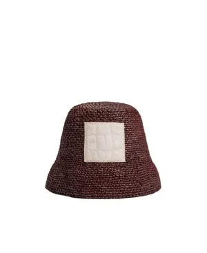 Jacquemus Le Bob Ficiu Bucket Hat - Red