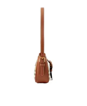 Burberry Vintage Check Buckle Shoulder Bag