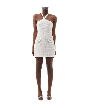 Alessandra Rich Halterneck Minidress
