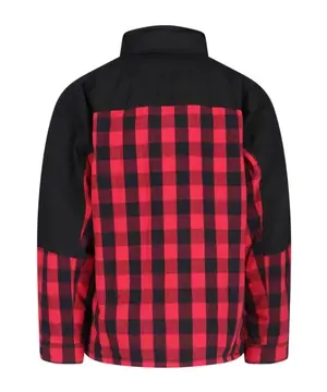 Junya Watanabe Checked Plaid Zip-up Jacket With Logo Patch