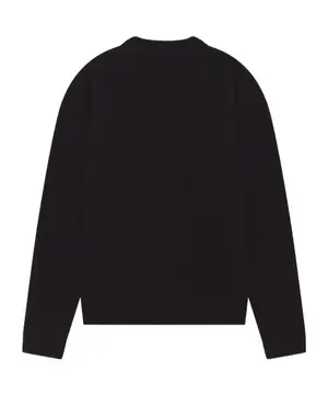 Maison Kitsuné Fox Head Intarsia Knit Jumper - Black