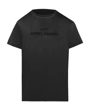 MAISON MARGIELA Maison Margiela Reverse Logo Crewneck T-Shirt Black