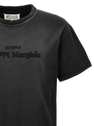 MAISON MARGIELA Reverse Logo Crewneck T-shirt - Black