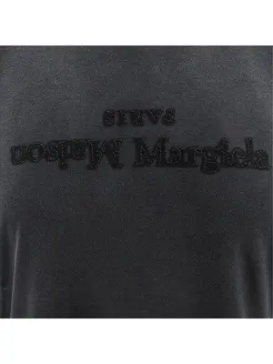 MAISON MARGIELA Reverse Logo Crewneck T-shirt - Black