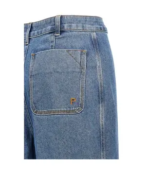 Philosophy Di Lorenzo Serafini Wide-leg Pleated Jeans - Blue