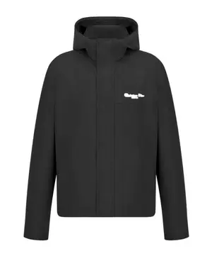 Dior Logo Printed Hooded Jacket