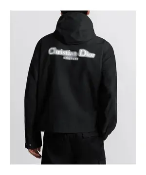 Dior Logo Printed Hooded Jacket