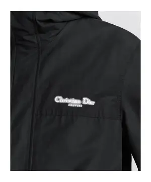 Dior Logo Printed Hooded Jacket