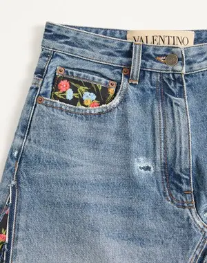 Valentino Garavani Denim Skirt