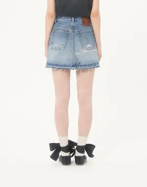 Valentino Garavani Denim Skirt