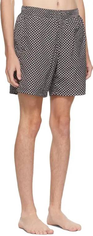 Alexander McQueen Spotted Skull Print Swim Shorts - Multicolor