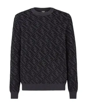 Fendi Round Neck Sweaters For Men