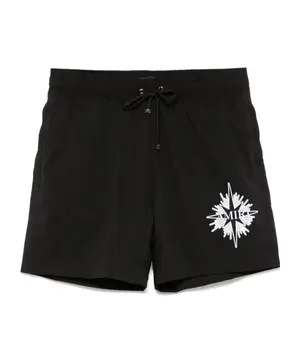 Amiri Starburst Swim Shorts - Black