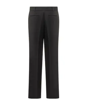 Michael Kors Straight Leg Pleated Pants - Black