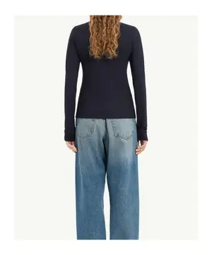 MAISON MARGIELA Long Sleeved Crewneck Top