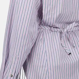 Rabanne Striped Button-up Shirt With Classic Collar - White