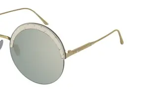 Bottega Veneta Round Frame Sunglasses
