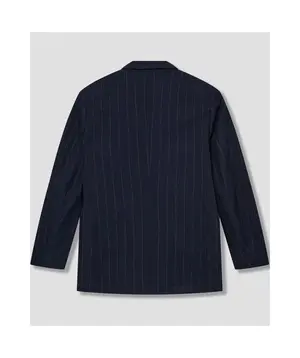 DRAKE'S LONDON Double-breasted Pinstripe Jacket