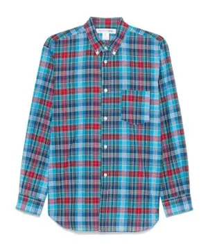 Comme Des Garçons Long-sleeved Shirt - Blue
