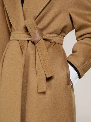 Max Mara Valle Straight Hem Belted Coat