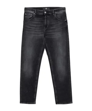 PT TORINO Logo-patch Straight-leg Jeans