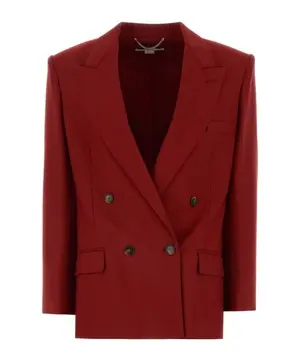 Stella McCartney Oversized Button-up Blazer - Red