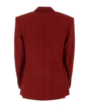 Stella McCartney Oversized Button-up Blazer - Red
