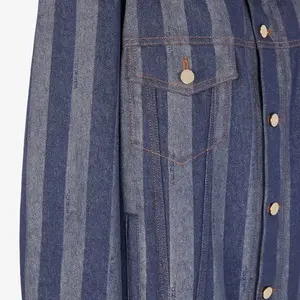 Fendi Striped Button-up Jacket