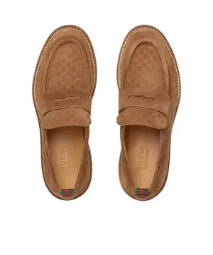 Gucci Web Detailed Loafers