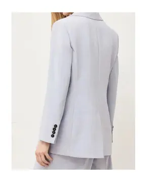 Marella Semi-fitting Basket-pattern Mixed-color Blazer