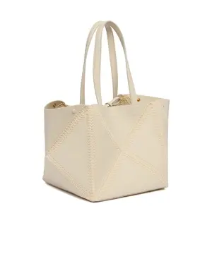 Nanushka Origami Tote Bag - Beige