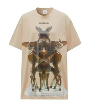 Burberry Graphic T-shirts For Women