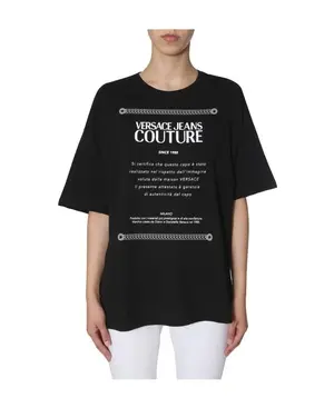 Versace T-shirt With Round Neck