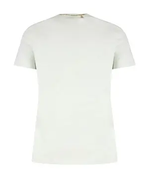 Elisabetta Franchi Bow Necklace Jersey T-shirt - White