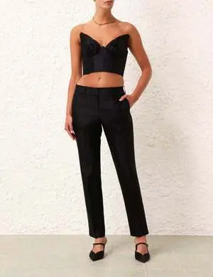Zimmermann Matchmaker Moulded-cup Crop Top