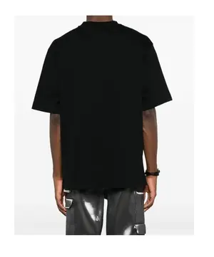 Off-White Logo Printed Crewneck T-shirt - Black