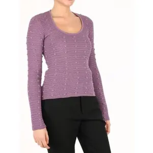 Bottega Veneta Crochet Pompom Jumper